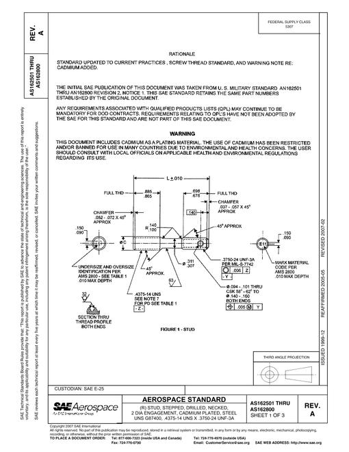 SAE AS162501A PDF - SAE Standards Download