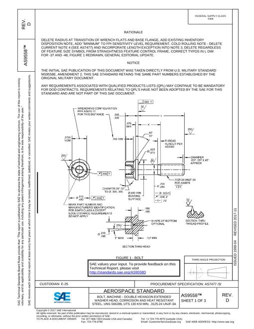 SAE AS9558D PDF - SAE Standards Download
