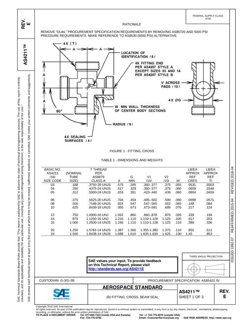 SAE AS4211E PDF - SAE Standards Download