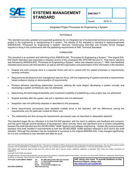 SAE 1001 PDF - SAE Standards Download