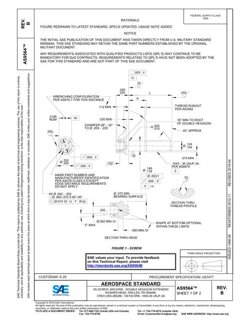 SAE AS9564B PDF - SAE Standards Download